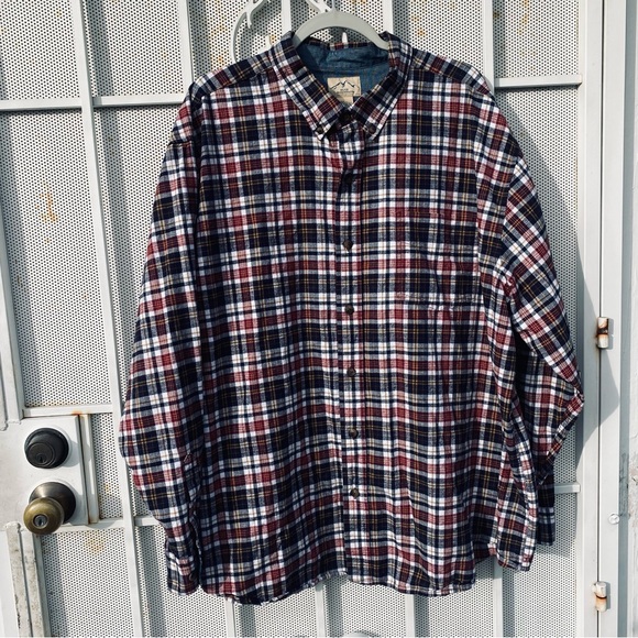 Blue Mountain | Shirts | Blue Mountain Mens 2xl Lightweight Flannel ...